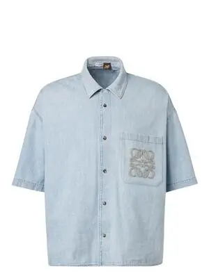 Loewe Anagram Denim Shirt - Blue