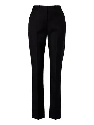 Givenchy Chalk Stripe Wool Slim Pants - Grey