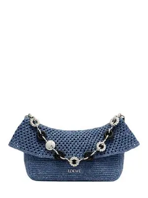 Loewe Ola Medium Shoulder Bag - Blue