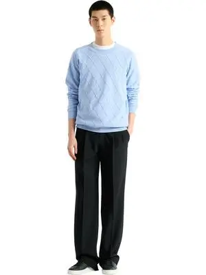Balmain Vintage Knit Jumper - Blue