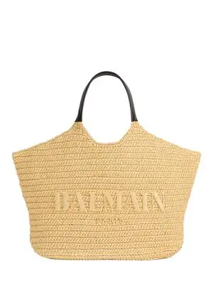 Balmain Crochet Tote Bag - Beige
