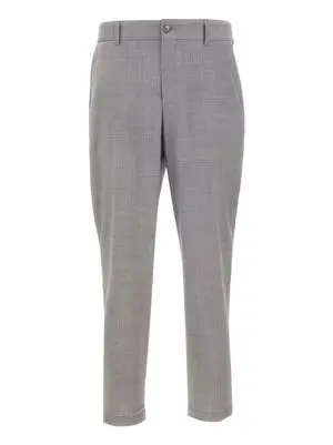 BOSS Virgin Wool Trousers - Grey