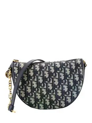 Dior Diorstar Callisto Oblique Canvas Shoulder Bag - Blue