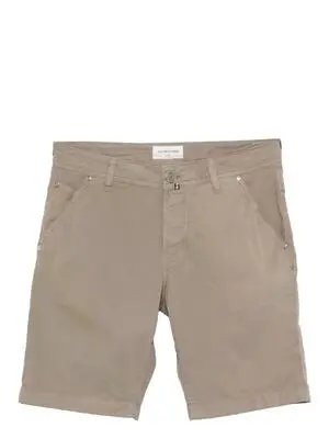 Jacob Cohen Logo-patch Shorts - Neutrals