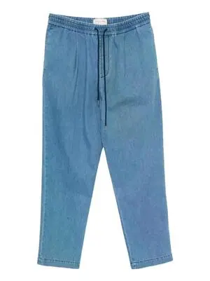 Jacob Cohen Drawstring Pleated Trousers - Blue