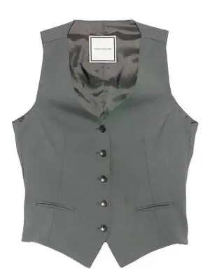 Tagliatore Buttoned Waistcoat - Grey