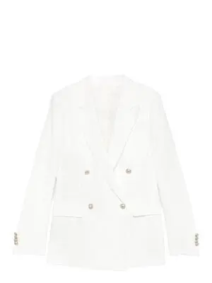 Tagliatore Double-breasted Blazer - White