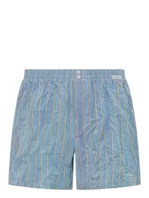 Dolce & Gabbana Striped Elasticated-waist Shorts - Blue