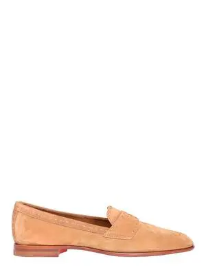 Santoni Marlene Suede Loafers - Neutrals