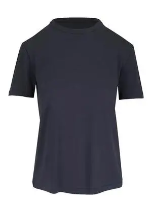 Majestic Filatures Short-Sleeve Knit T-Shirt Grey