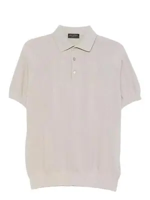 DELL'OGLIO Short-sleeves Polo Shirt - Grey