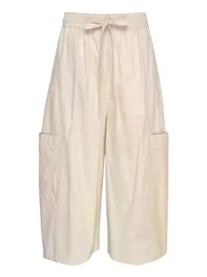LEE MATHEWS Gilbert Drawstring-waist Trousers - Neutrals