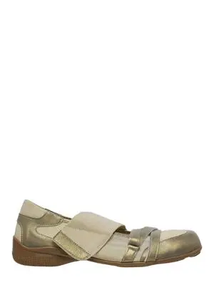 OPEN YY Cross-band Ballerina Flats - Neutrals