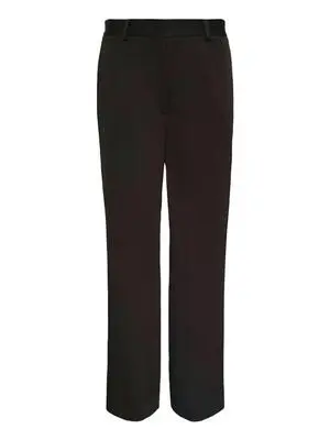 CLUB21 COLLECTION Margot Satin-back Trousers - Black
