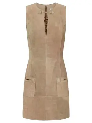 ELISABETTA FRANCHI Alligator-Print Mini Dress