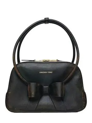 SHUSHU/TONG Ring-handle Shoulder Bag - Black