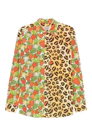 ALESSANDRO ENRIQUEZ Multi-print Shirt - Neutrals