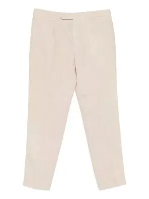 DELL'OGLIO Pleated Trousers - Neutrals