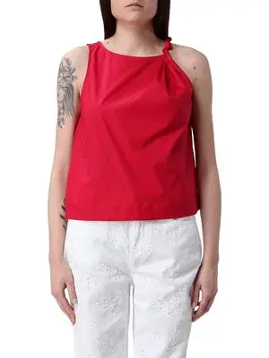 TWINSET Sleeveless Top With Knot Detail - Red
