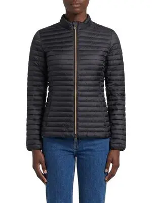 SAVE THE DUCK Quilted Nylon Slim Fit Down Jacket - Black
