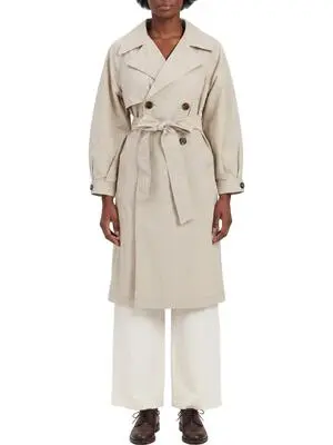 Barbour Trench Coat - Navy