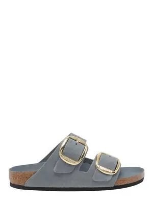 BIRKENSTOCK Heeled Sandals With Buckle Detail - Grey