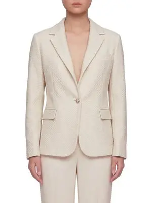 CIRCOLO 1901 Circolo 1901 Textured Jacket Beige
