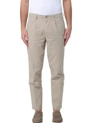 RE-HASH Tailored Textured Trousers - Mastic