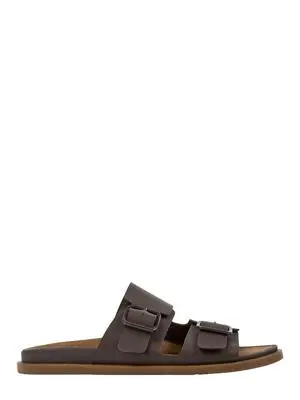 Camper Lluc Leather Sandals - Brown