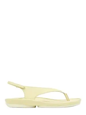 Camper Right Isla Leather Flip-flop Sandals - Yellow