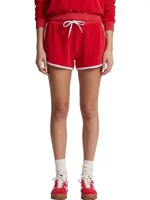 Polo Ralph Lauren Terry Cloth Drawstring Shorts - Red