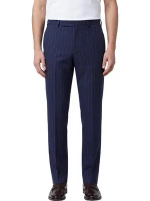 Paul Smith Tailored Pinstriped Trousers - Blue