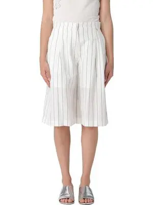 Liu Jo Tailored Pleated Shorts - Brown
