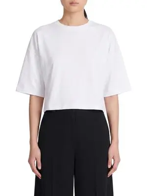 Balmain Cropped T-shirt - White