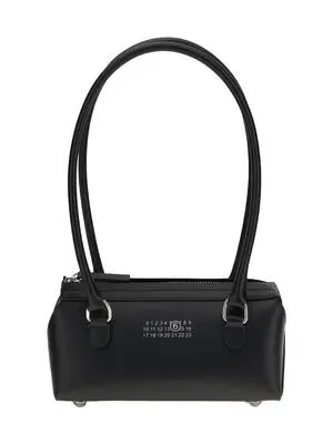 MAISON MARGIELA MM6 Maison Margiela Smooth Calfskin Leather Bag Black