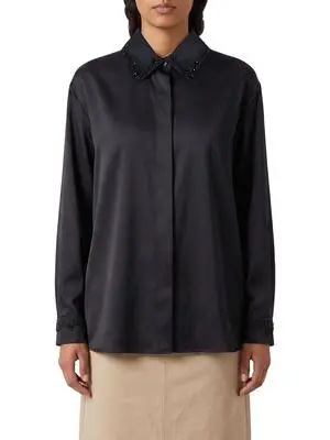 GOLDEN GOOSE Embellished Shirt - Black