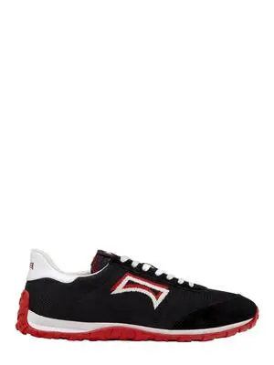 Camper Drift Walk Sneakers In Recycled Fabric And Suede - Black