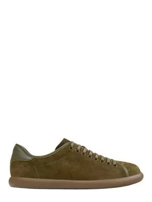 Camper Lace Up Suede Sneakers - Green