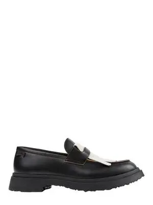 Camper Leather Loafers With Tassel Detail - Black