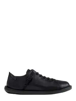 Camper Wagon Calfskin Sneakers - Black