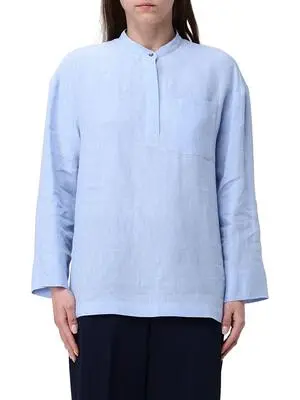 Max Mara Cantico Cotton Poplin Shirt - Blue