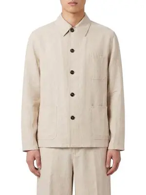 Giorgio Armani Button-up Jacket - Nude