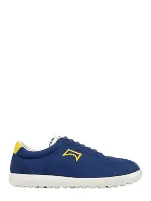 Camper Pelotas Xlf Recycled Polyester And Suede Sneakers - Blue