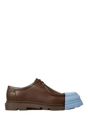 Camper Camper Junction Leather Derby Shoes Brown