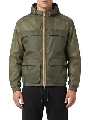 K-WAY Zip-up Hooded Jacket - Lichen