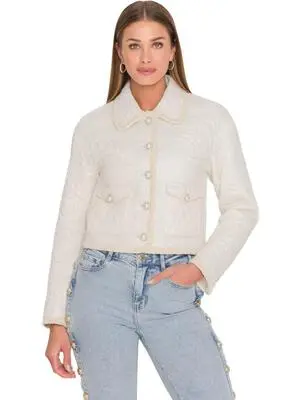 Generation Love Fabiana Quilted Jacket - Cream