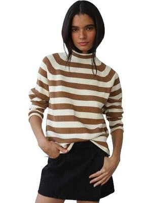 CALLAHAN Mock Neck Long-Sleeve Top