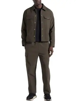 Manière De Voir Technical Cargo Shirt Jacket - Olive