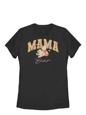 WINNIE THE POOH Mama Bear Graphic T-shirt - Black