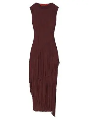 SIMONMILLER Spiral Knit Dress - Choco Brown